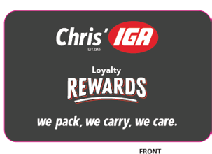 Loyalty Program « IGA Carina